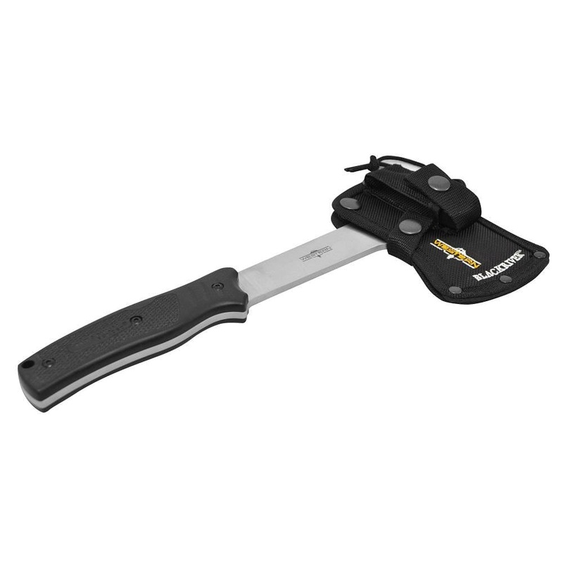 BlackRiver 11.5 in. Rubber Handle Full Tang Titanium Bonded Blade ...