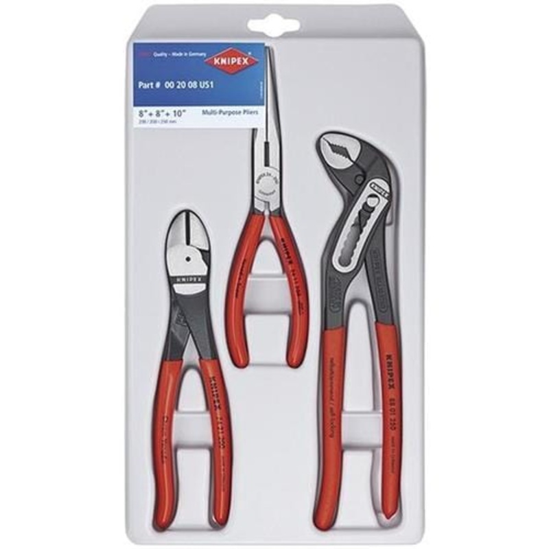 KNIPEX 3-Pack Assorted Plier Set - Advanced Air Compressor Accessories ...