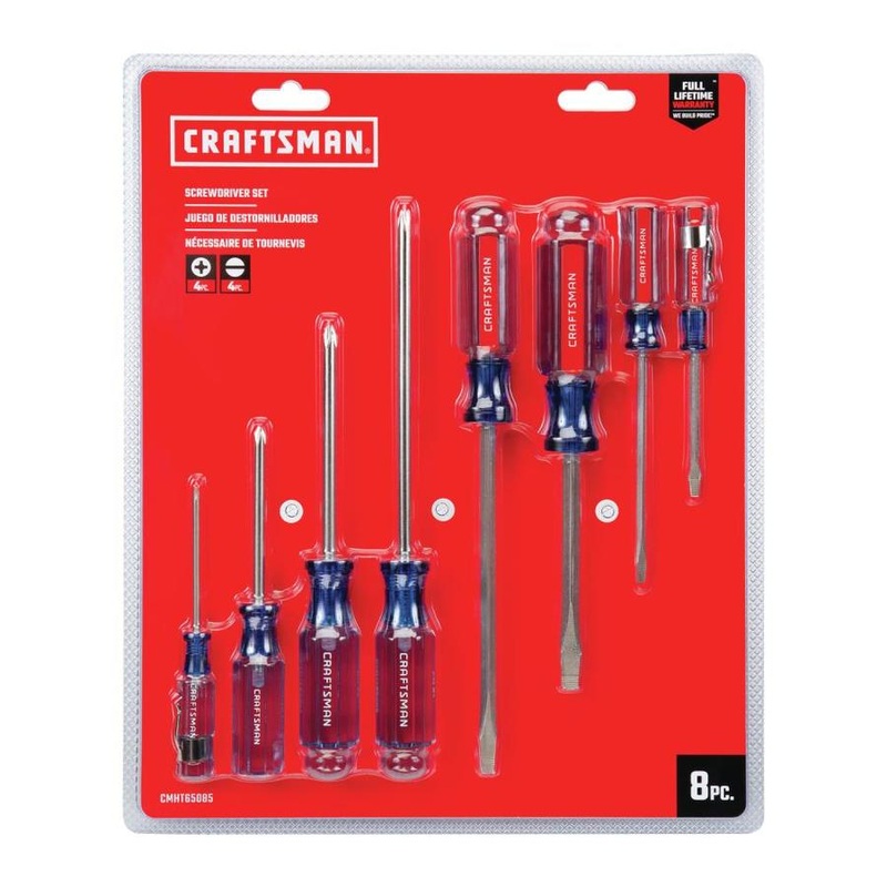CRAFTSMAN 8-Piece Acetate Handle Screwdriver Set - Advanced Air ...