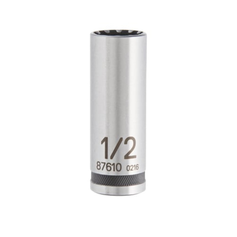 Kobalt Universal Standard (SAE) 1/4-in Drive Spline 1/2-in Deep Socket ...