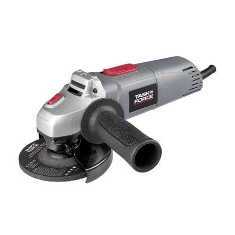 Task Force 4.5-in 7-Amp Sliding Switch Corded Angle Grinder - Advanced ...