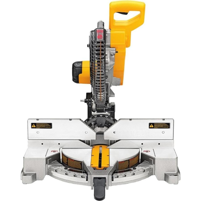 DEWALT 12-in 15-Amp Dual Bevel Compound Corded Miter Saw - Advanced Air ...