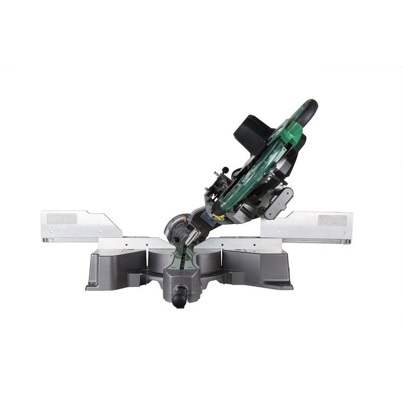 Hitachi 12-in 15-Amp Dual Bevel Sliding Compound Miter Saw - Advanced ...