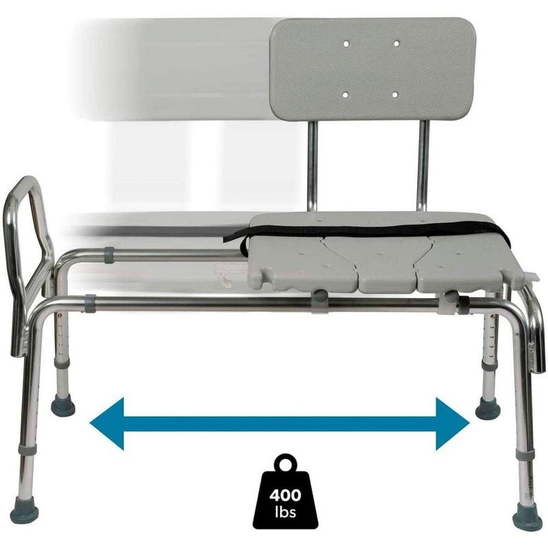 Heavy-Duty Sliding Transfer Bench with Cut-Out Seat - Advanced Air ...