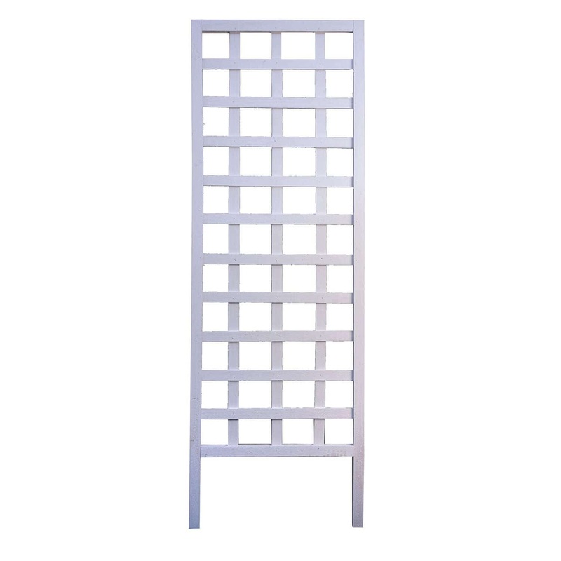 Panacea 72 in. H White Wood Trellis - Advanced Air Compressor ...