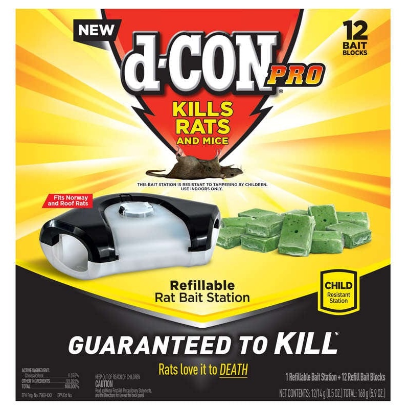 D-Con Bait Station Blocks For Mice and Rats - Advanced Air Compressor ...