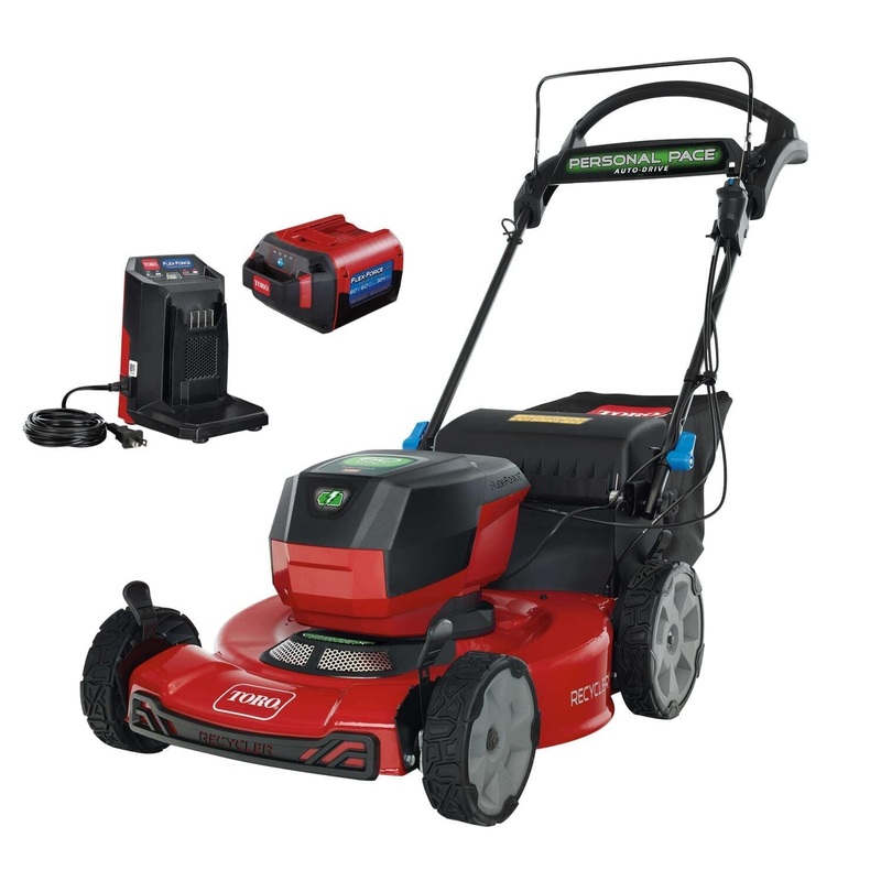 Toro Recycler 21466 22 in. 60 V Battery Self-Propelled Lawn Mower Kit ...
